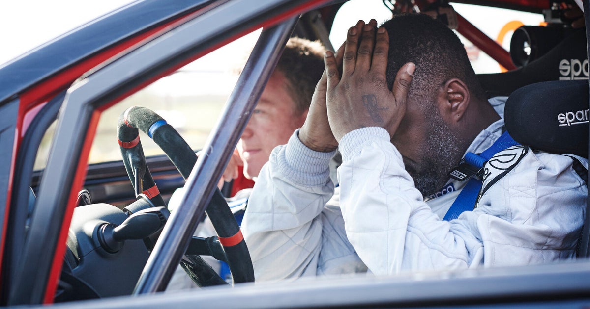 Idris Elba Crashes Car Shortly After Starting Rally Car Race For 'Idris ...