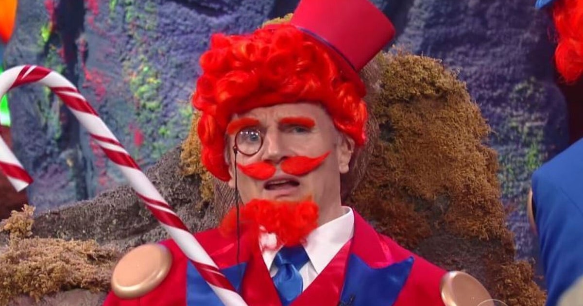 Liam Neeson Stars In 'Candy Crush: The Movie' With Stephen Colbert On ...