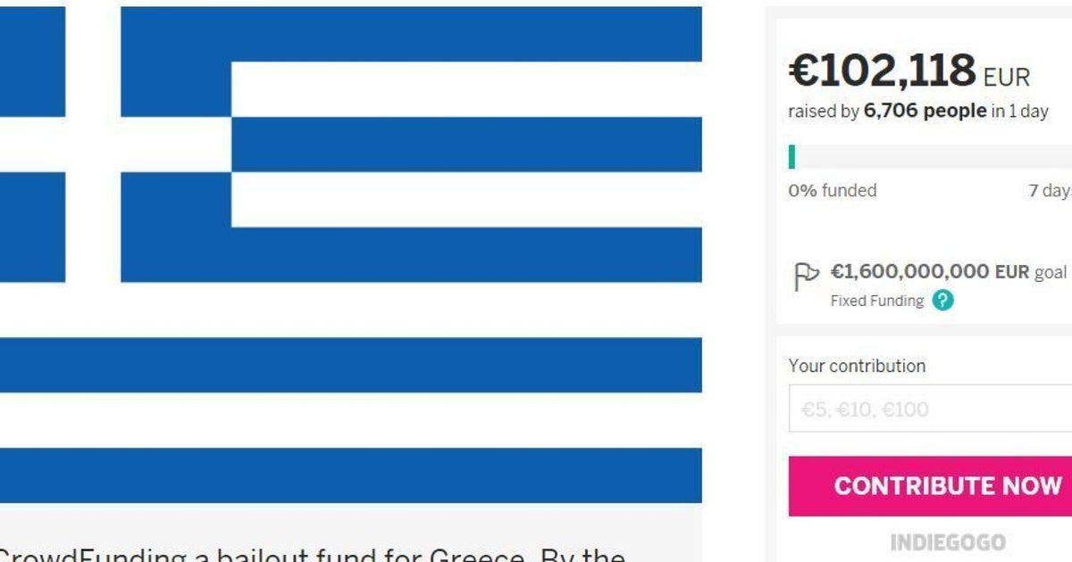 Greece Bailout Could Be Coming Sooner Thanks To This Crowdfunding ...