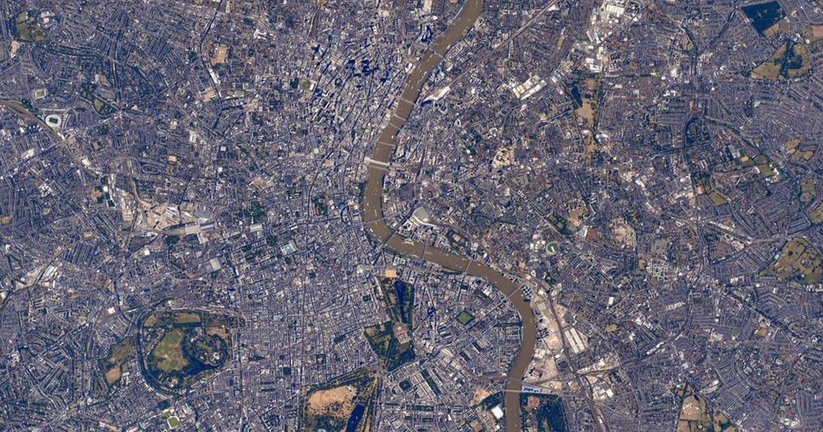 London As Seen From The International Space Station Looks Amazing ...