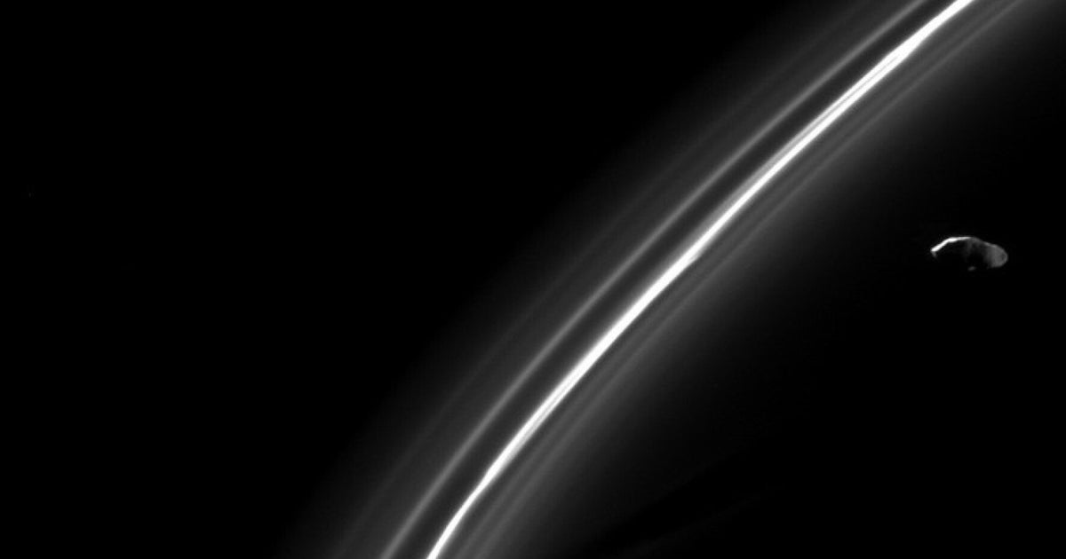 This Breathtaking Picture Of Saturn's Moon Prometheus Highlights Its ...