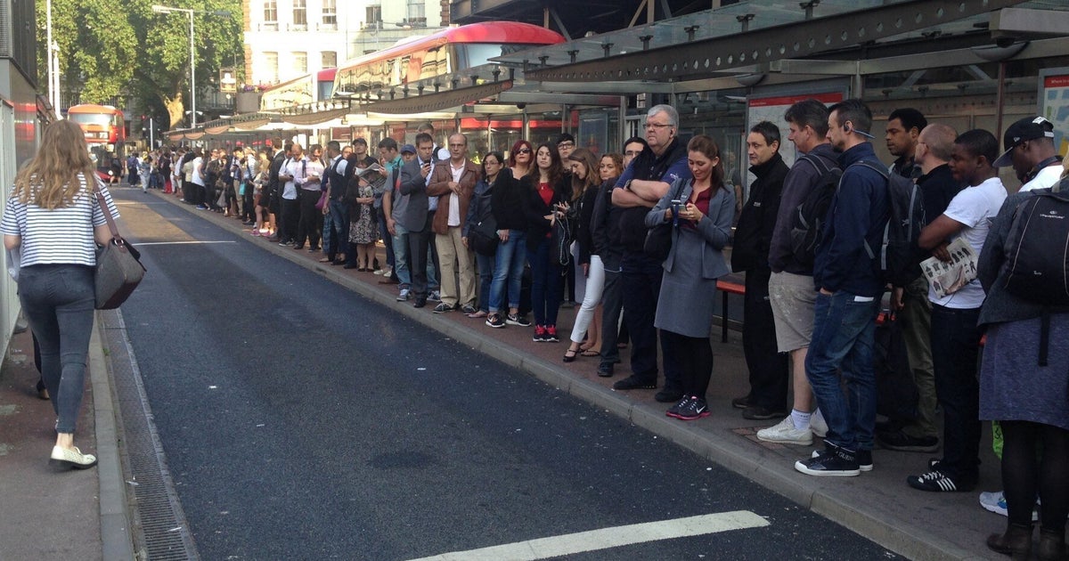 London Tube Strike Has Created The World's Longest Bus Queue Ever ...