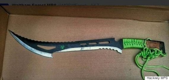 Terrifying 'Zombie Killer' Knife Believed To Have Been Stashed By Gang ...