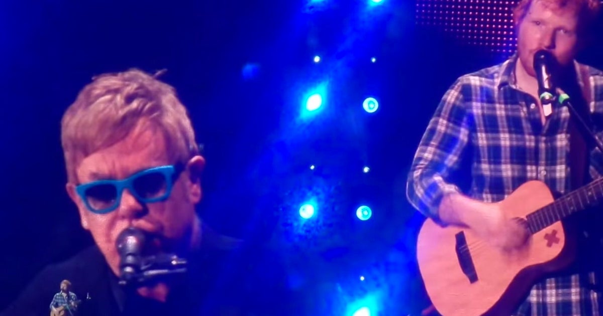 Ed Sheeran At Wembley Stadium: Singer Performs 'Don't Go Breaking My ...
