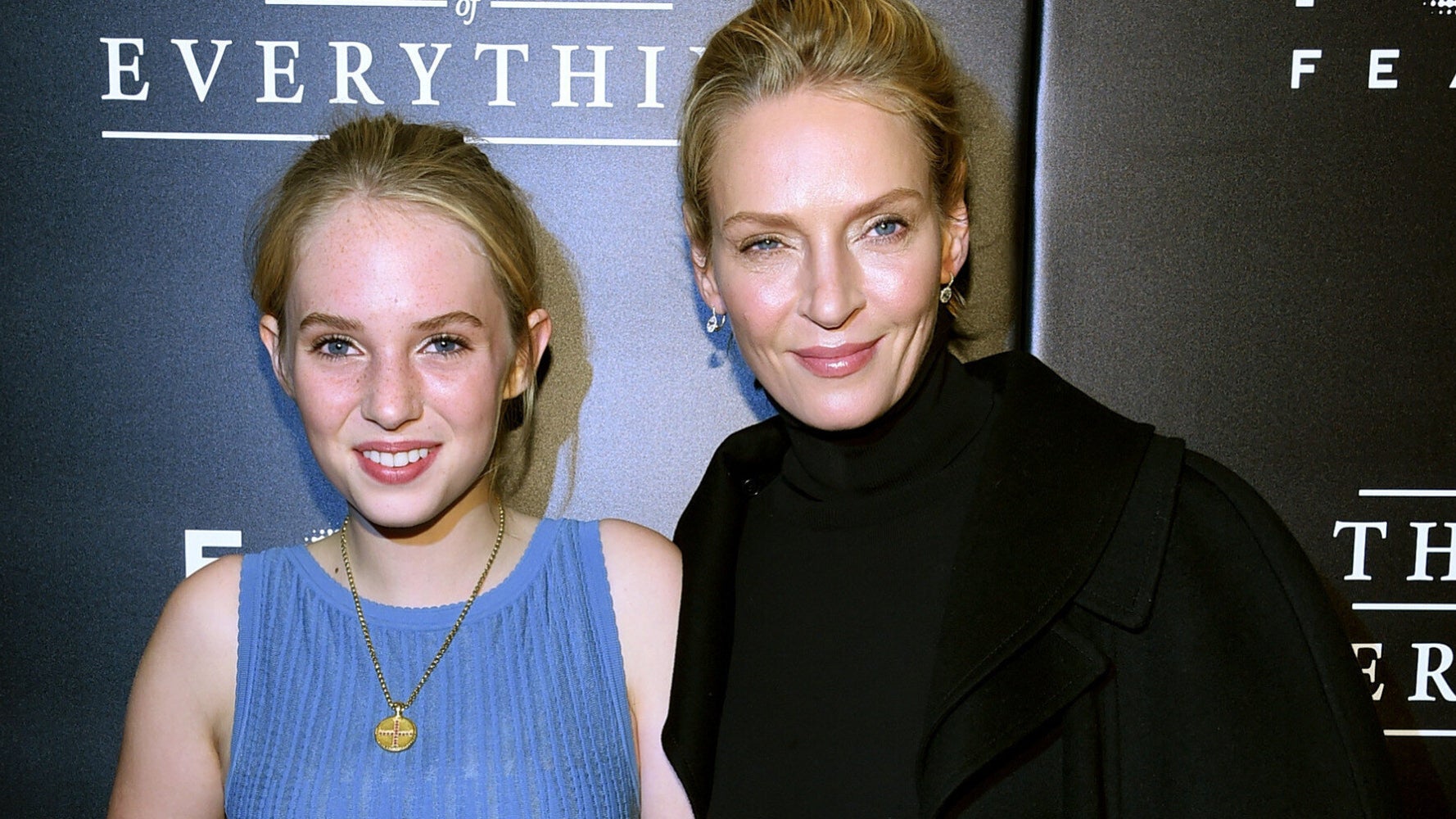Uma Thurman's Daughter Is A Double Of Her Famous Mum At 'The Theory Of ...