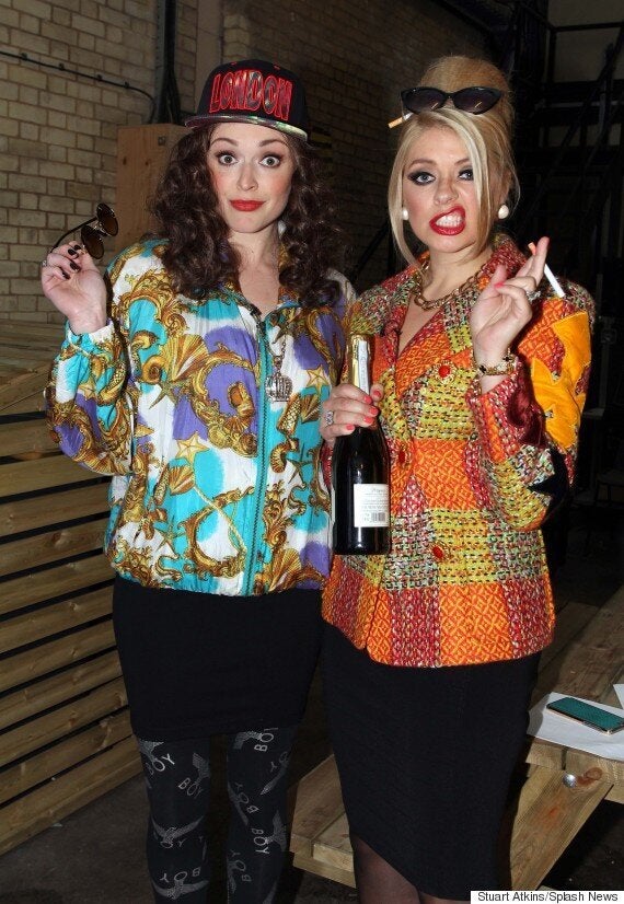 Holly Willoughby And Fearne Cotton Do Eddie And Patsy And Look ...