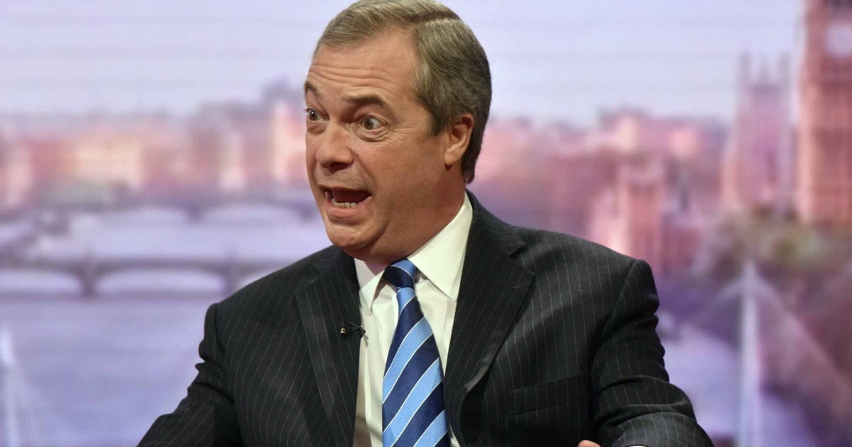 Nigel Farage Backtracks On Doctor Who And Strictly... But Says ...