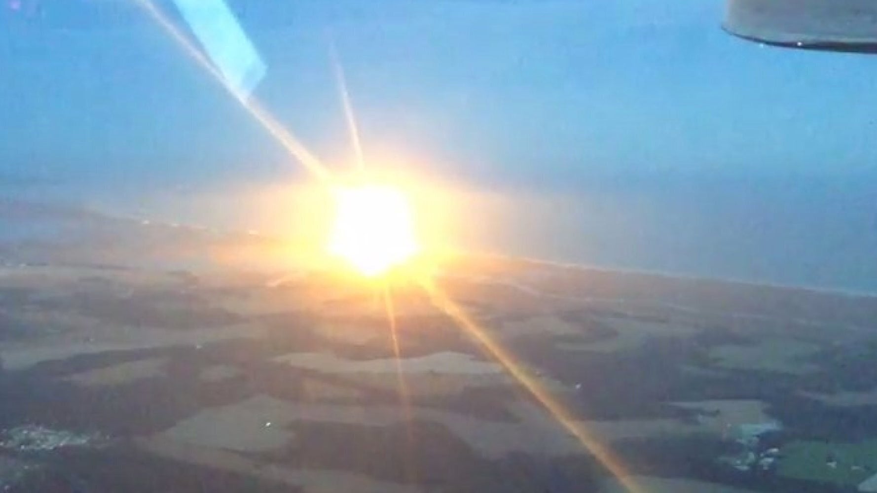 Birds-Eye View Of The Orbital Sciences/NASA Astares Rocket Explosion ...