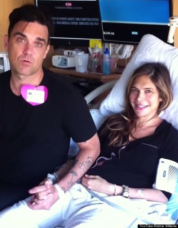 Robbie Williams Reveals Baby Son's Name With Another Family Video ...