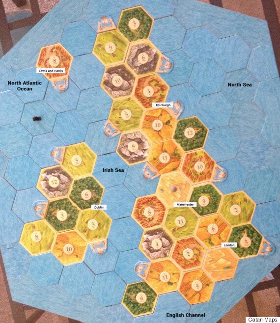 Someone Made A 'Settlers Of Catan' Map In The Shape Of The British ...