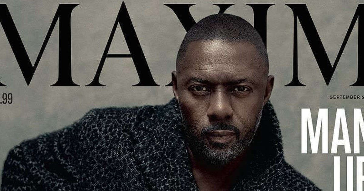 Idris Elba Is The First Man In History On Cover Maxim Magazine ...