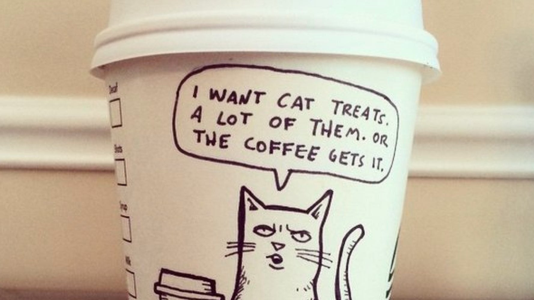 Man Transforms Starbucks Coffee Cups Into Quirky Cartoons | HuffPost UK ...
