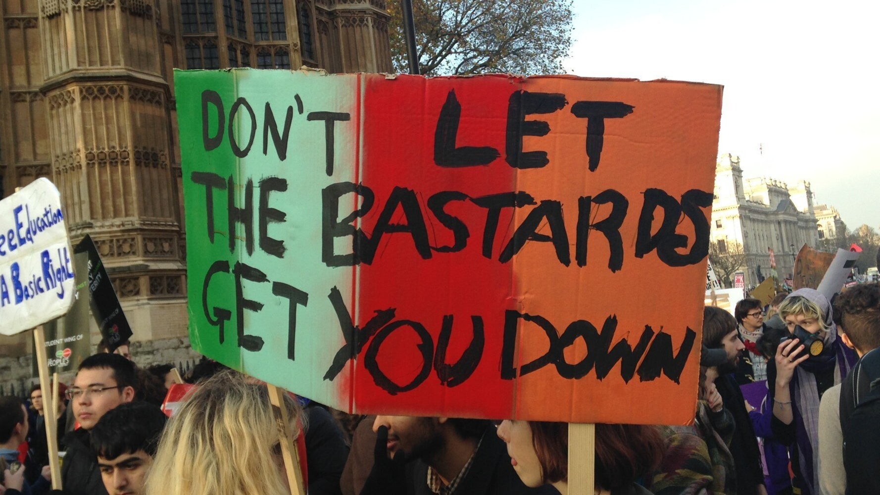 #FreeEducation 2014 Demo: The Best Protest Placards | HuffPost UK Students