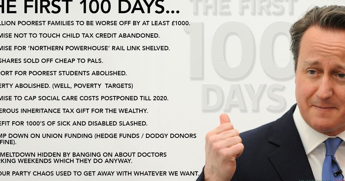 What David Cameron's Conservative Government Has Done Since The ...