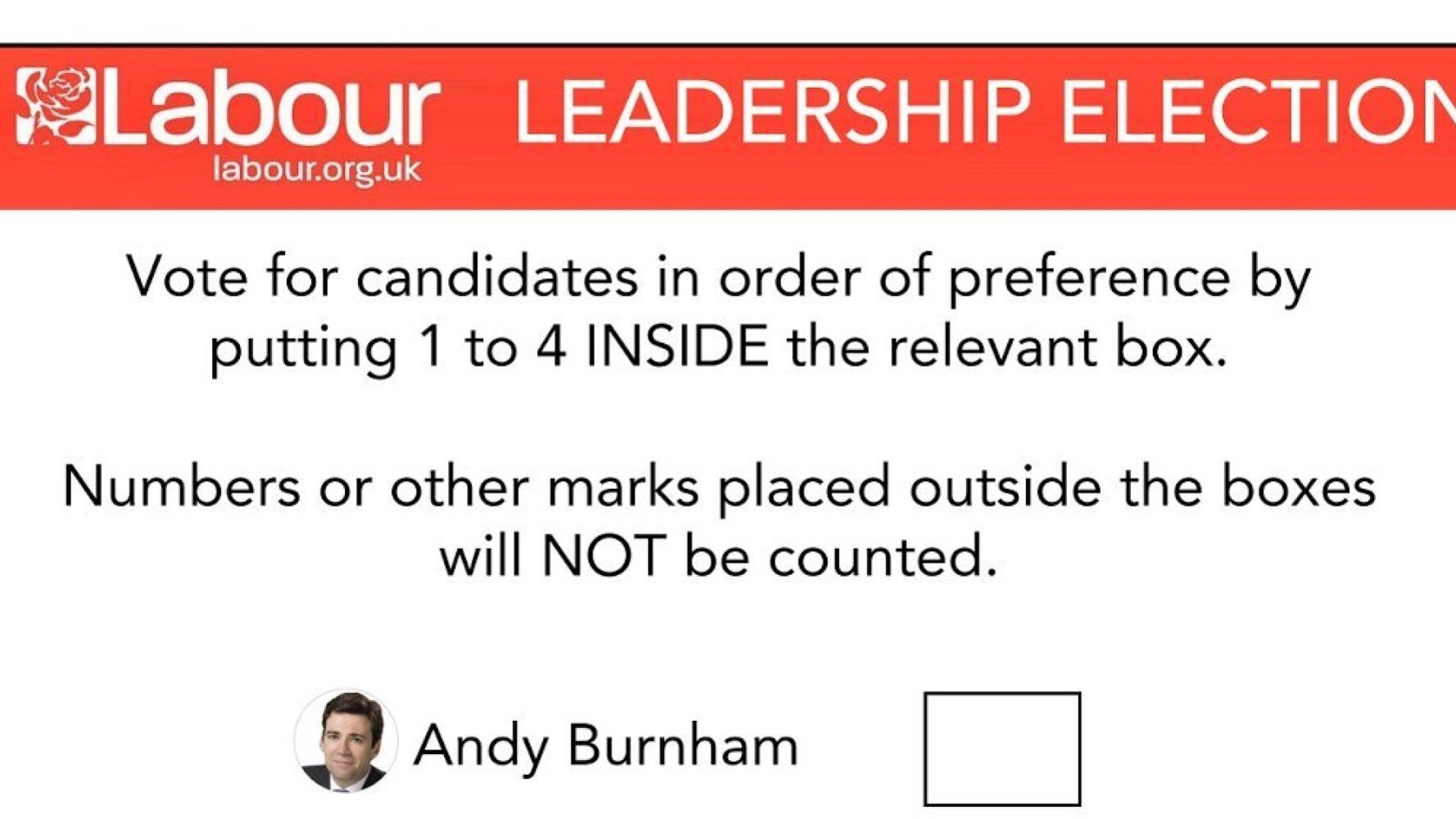 Labour Leadership Election Ballot Paper Leaked | HuffPost UK Comedy