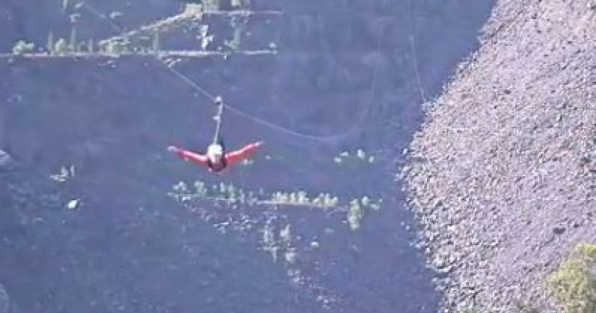 Stuntman Nicholas Daines Performs Europe's Fastest Zip Line For ...