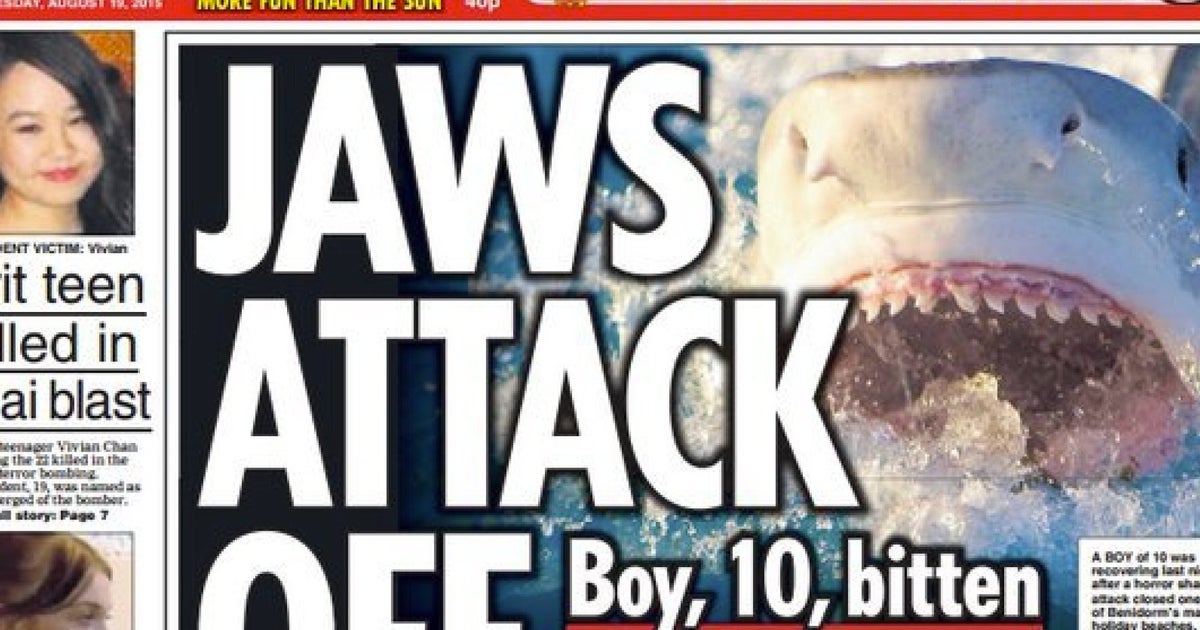 Benidorm Shark Attack Spins Media Into A Sensationalist Frenzy ...