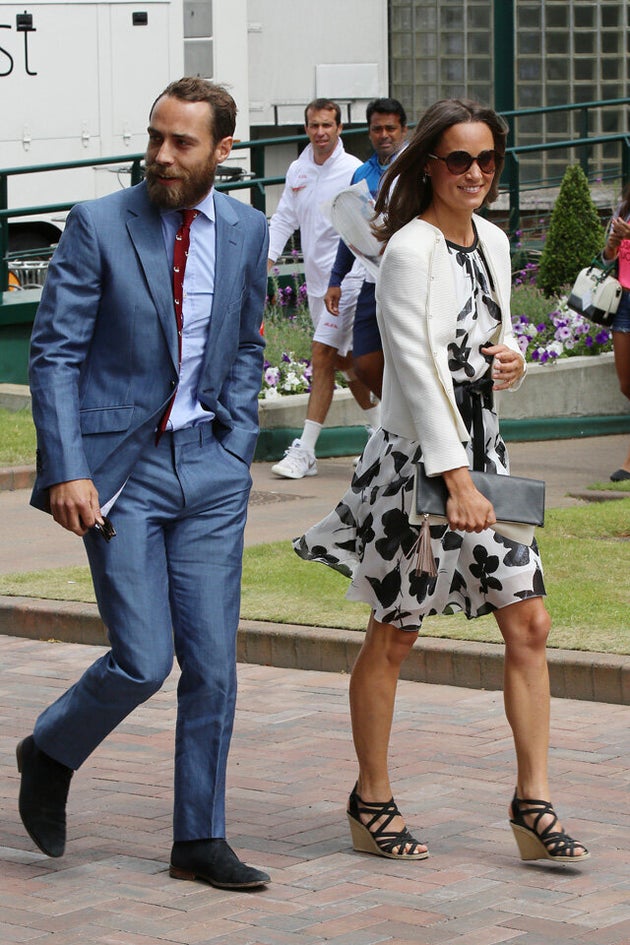 Pippa Middleton And Her Brother James Make An Appearance At Wimbledon ...