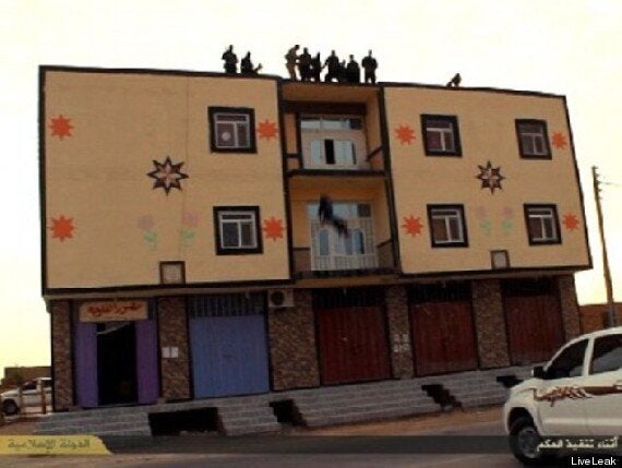 Islamic State Throw Gay Man From Roof In Horrifying Scenes Graphic