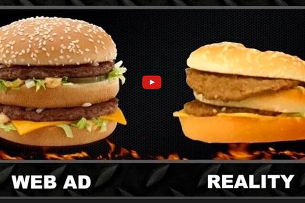 Fast Food Adverts Vs Reality: This Video Says What We're All Thinking ...