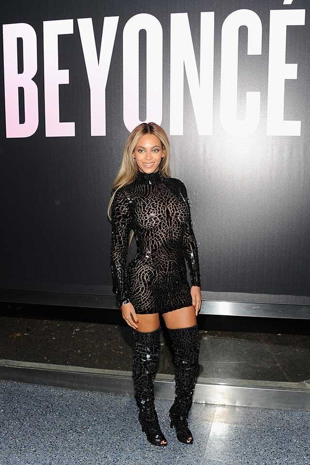 Beyonce Rocks See-Through LBD As She Celebrates Album Release | HuffPost UK