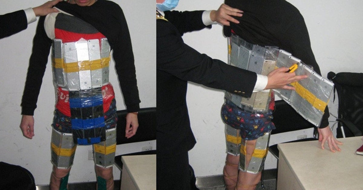 Chinese Smuggler Caught 'Wearing' 94 iPhones | HuffPost UK Tech