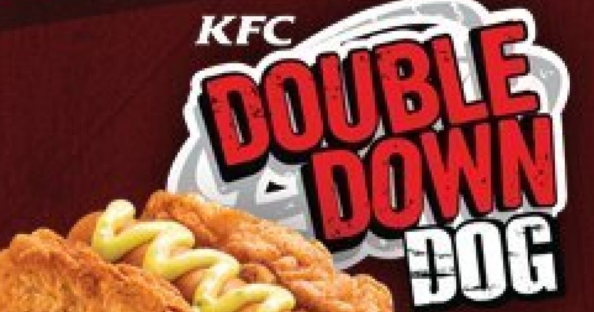 KFC's Double Down Dog: A Meaty Medley Of A Cheesy Hot Dog And Fried ...