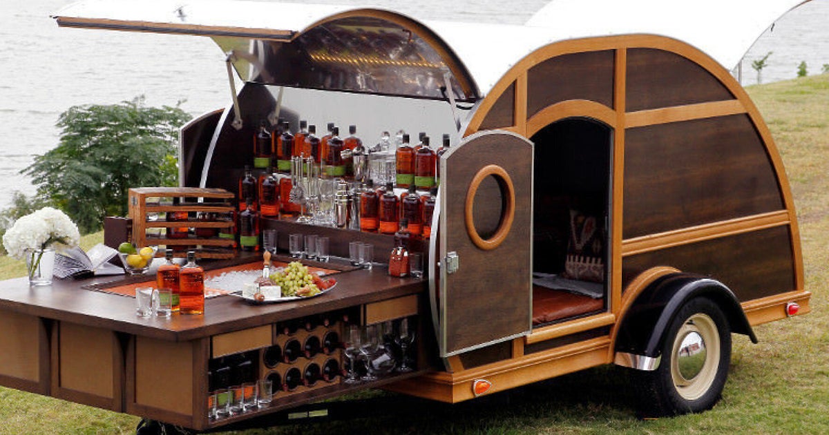 Brad Ford's Big Woody Teardrop Is The Portable Whiskey Bar You've ...