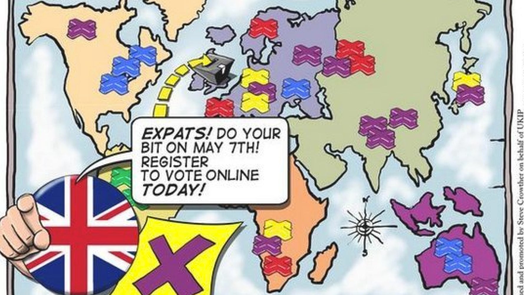 Ukip Expat Voting Map Confusingly Shows Support From China, India And ...
