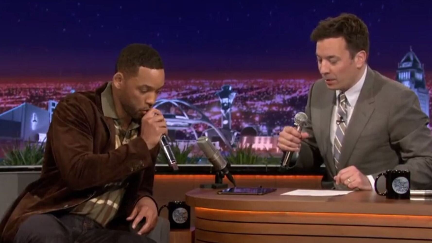 Will Smith And Jimmy Fallon Beatbox Together On 'The Tonight Show ...