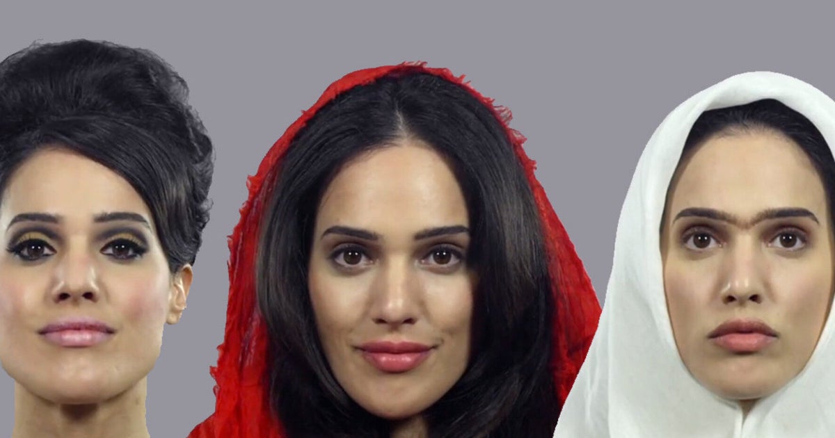 How Iranian Beauty Has Changed Over 100 Years From Monobrows To Half ...