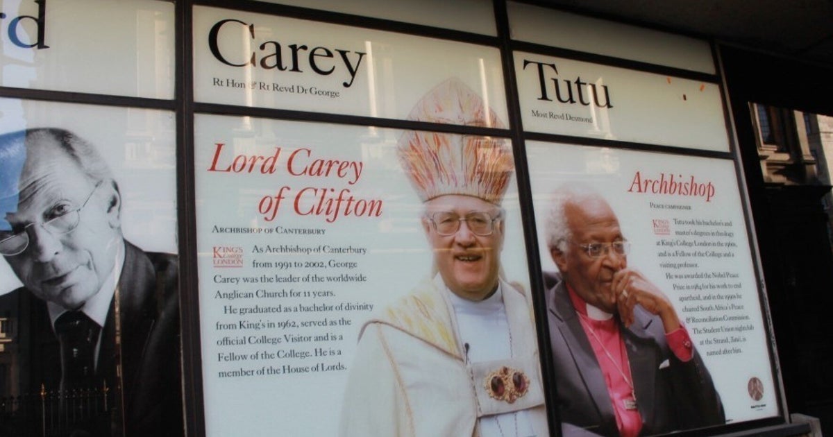Former Archbishop Of Canterbury Lord Carey 'To Be Removed' From KCL ...