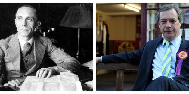 Ukip's Nigel Farage Compared To Joseph Goebbels, Reich Minister Of ...