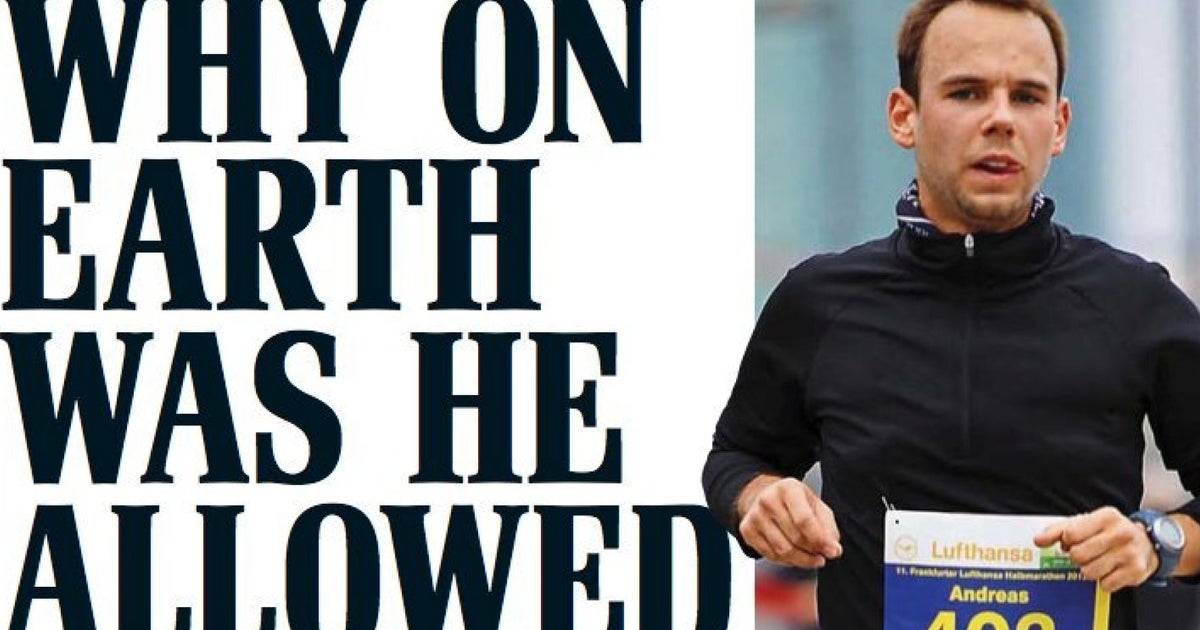 Andreas Lubitz 'Depression' Headlines Slammed By Mental Health ...