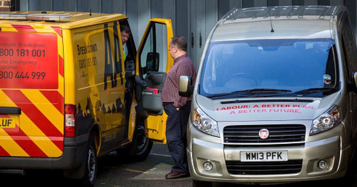 Labour Party's Election Battle Bus Breaks Down On First Day Of Campaign ...