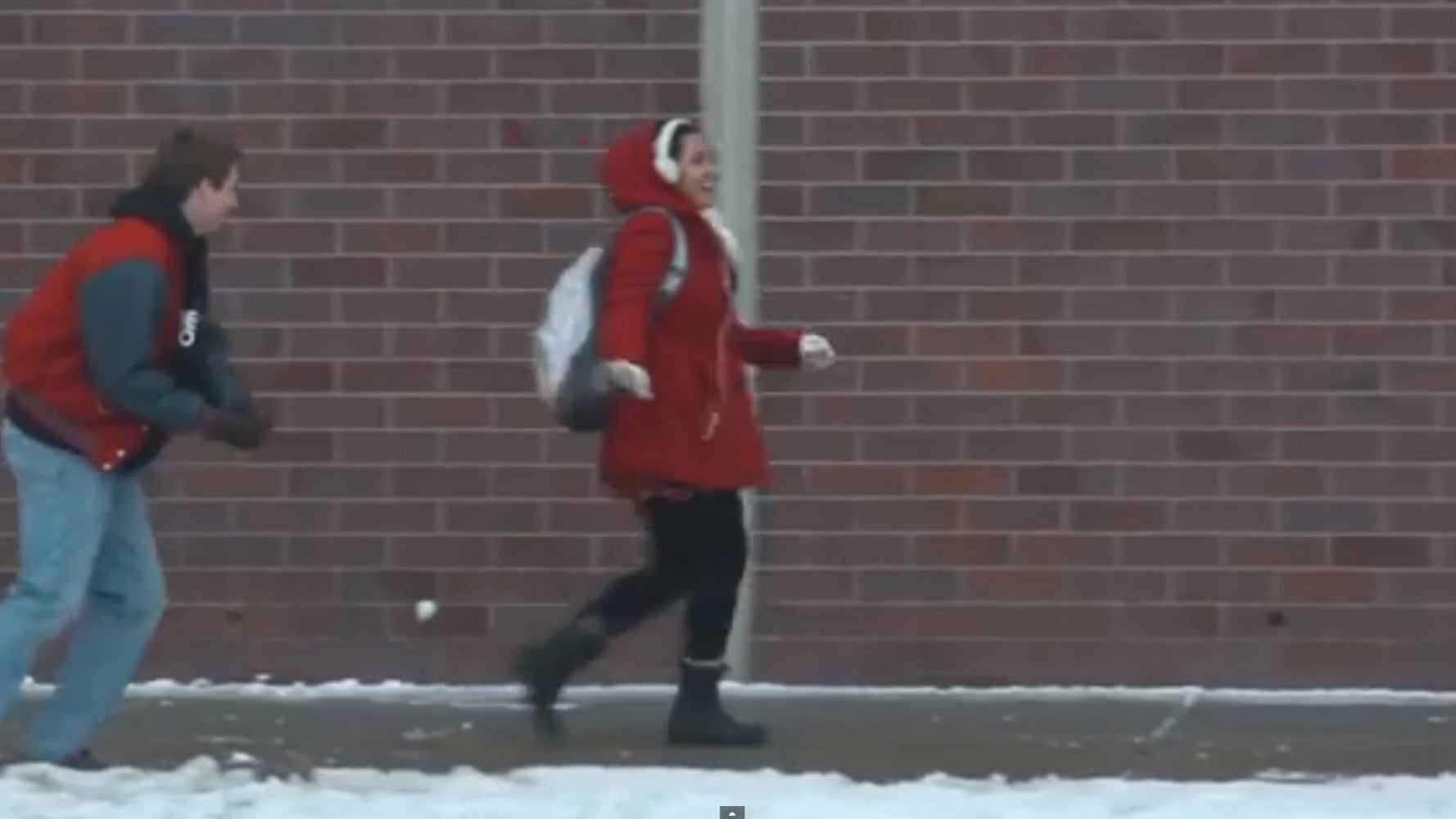 Throwing Snowballs At Strangers Prank Video Huffpost Uk Comedy