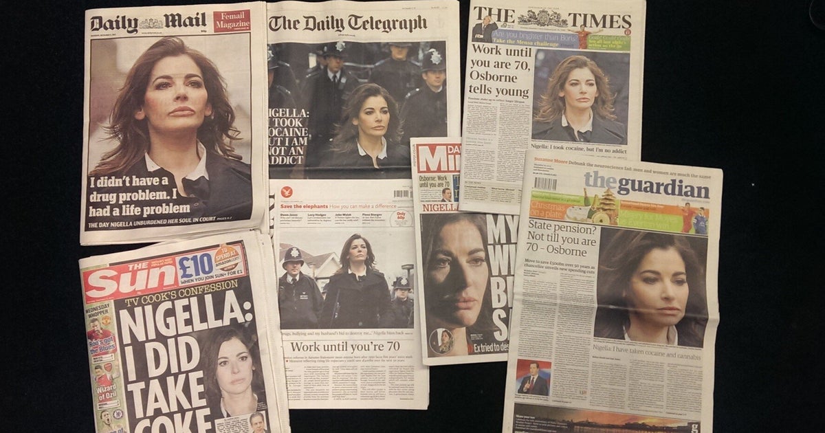 'Nigella Lawson Took Cocaine' Treated Like Piece Of History By The ...