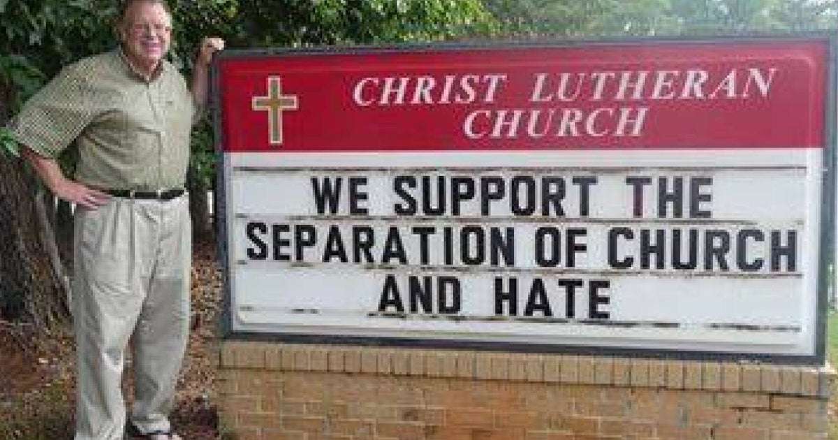 'Separation Of Church And Hate' Sign Offers Wonderful Message To ...