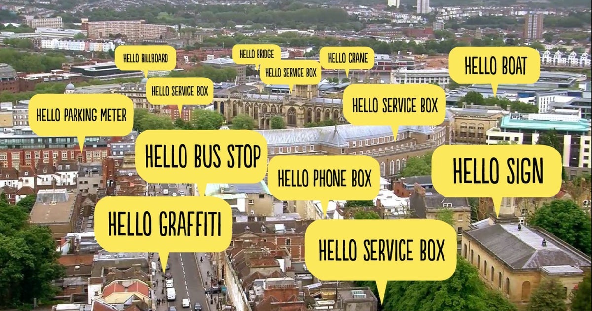Bristol's 'Hello, Lamp Post!' Digital Makeover Invites Public To Chat ...
