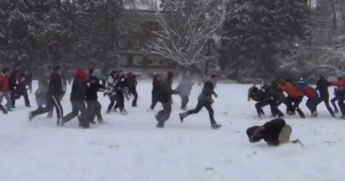 WATCH: Oregon State Students Epic Snowball Fight | HuffPost UK Students