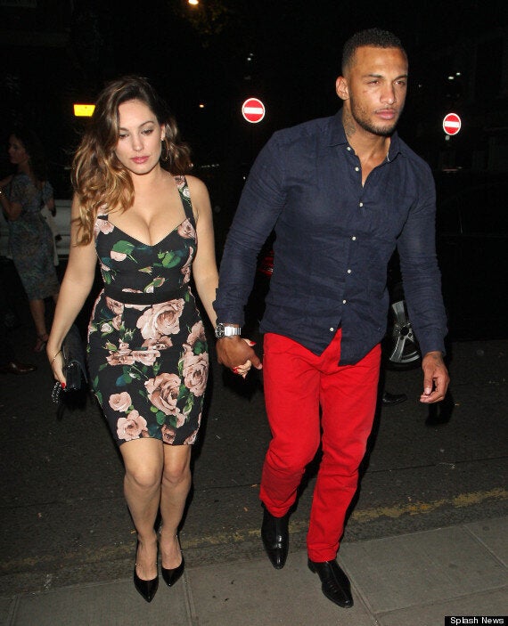 Kelly Brook Wears Boob-tastic Dress As She's Reunited With Fiancé David ...