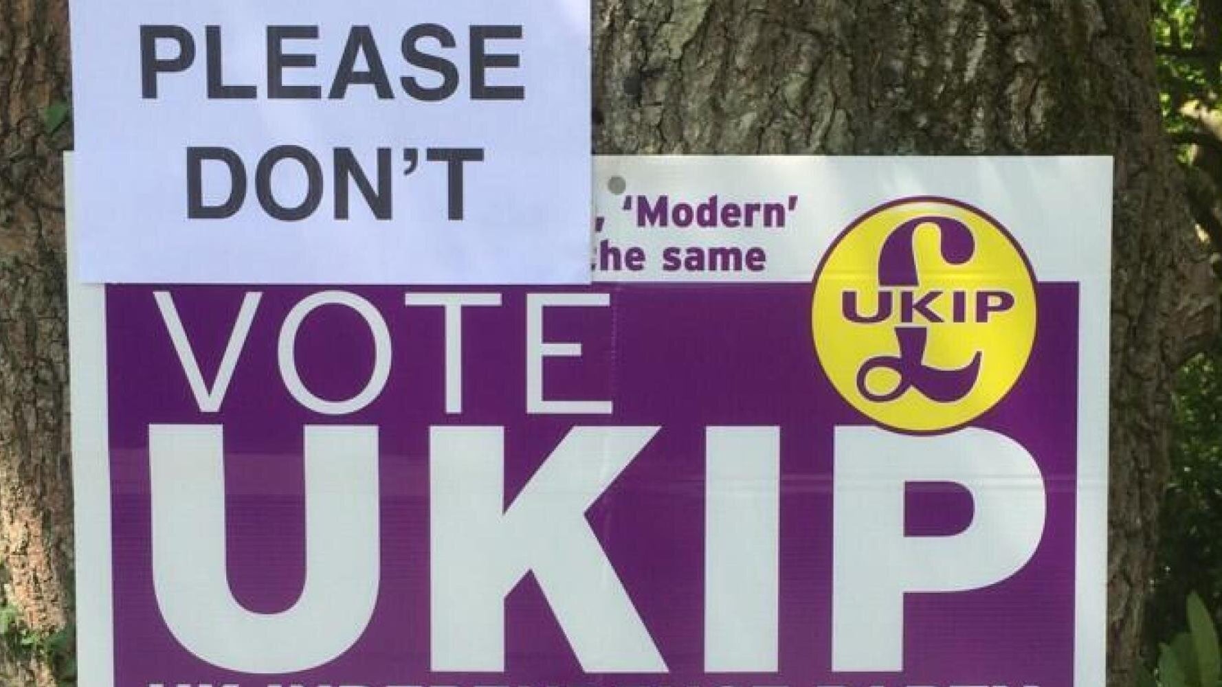 PICTURE: What To Do If You See A Ukip Poster | HuffPost UK Comedy