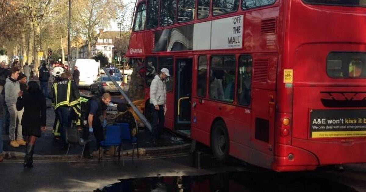 London Bus Crash In Kennington Road Leaves Two In Critical Condition ...