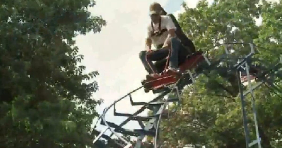 John Ivers: Roller Coaster Inventor Builds Theme Park In Back Garden ...
