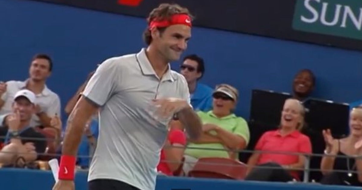 Roger Federer Hits Freak Drop Shot At Brisbane International (VIDEO ...