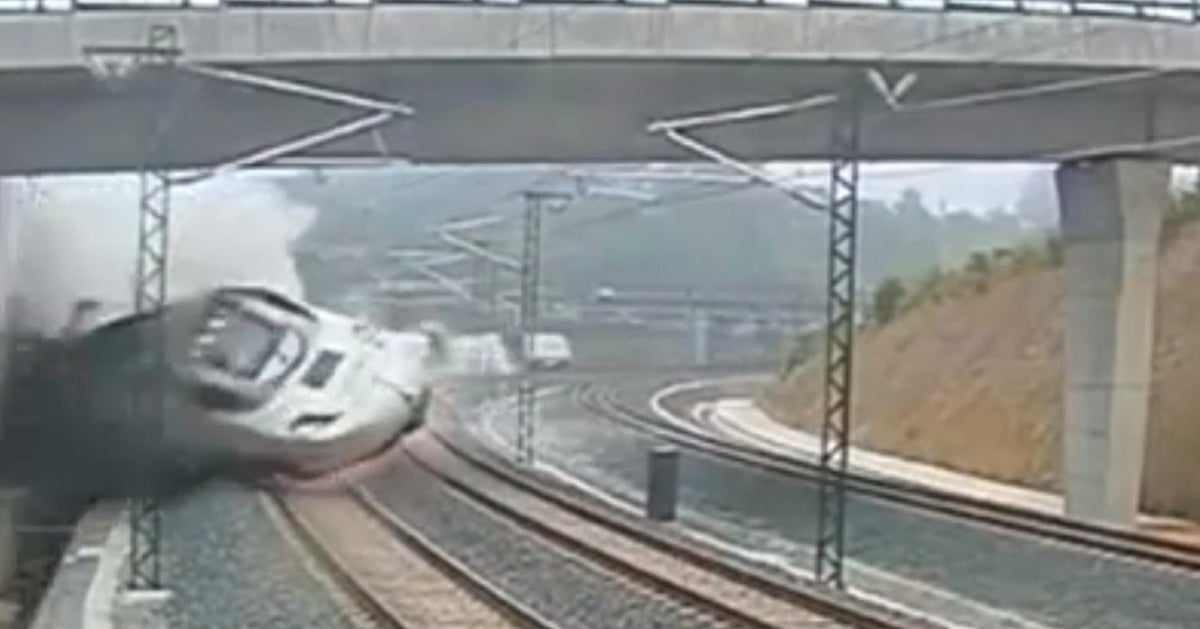 Spain Train Crash: Shocking Trackside Footage 'Captures Moment Of ...