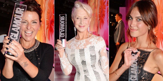 Glamour Awards 2014 Winners' List: Helen Mirren, Davina McCall And ...