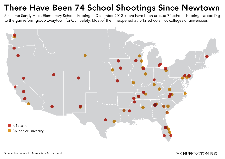 74 School Shootings Since Sandy Hook, As Obama Urges America To 'Do ...