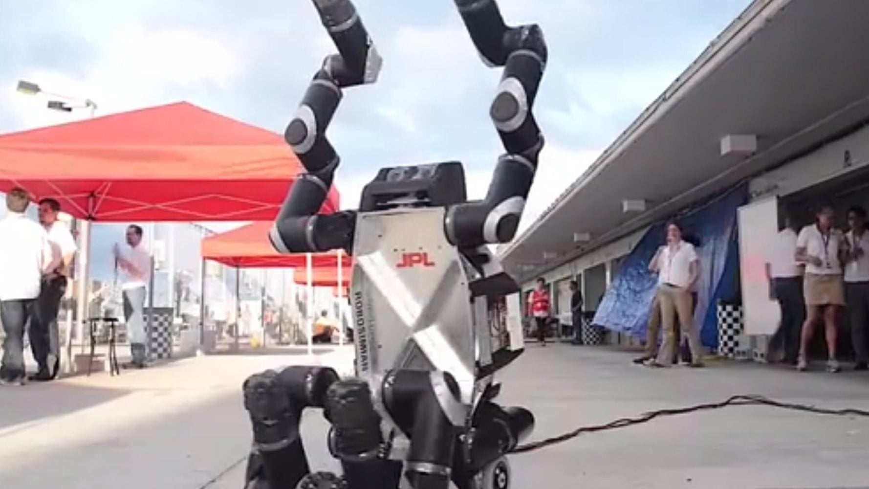 RoboSimian, Nasa's Jet Propulsion Laboratory's DARPA Robotics Challenge ...