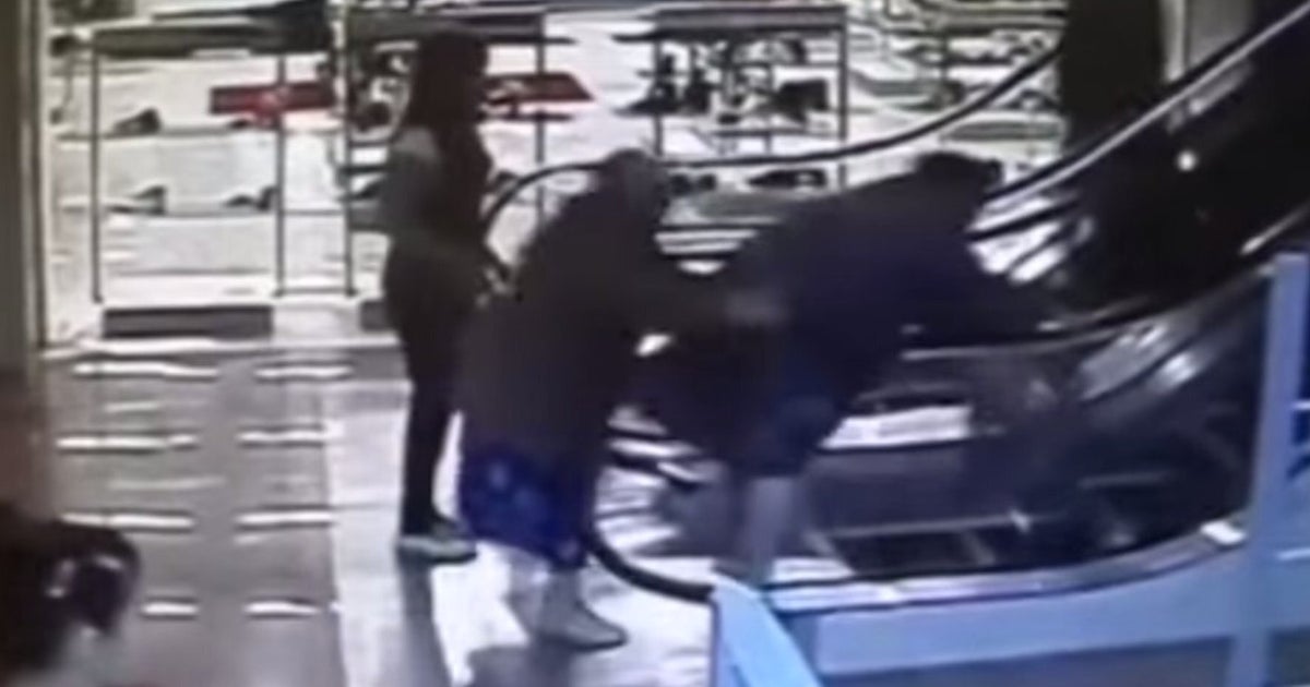 Woman Gets Stuck On Escalator Rail, Invents Whole New Way Of Travel ...